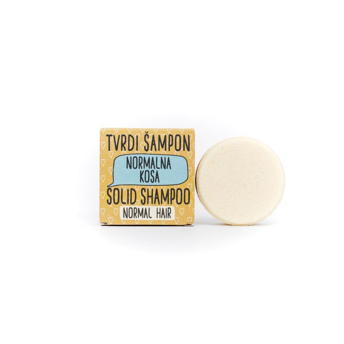 Tvrdi šampon za kosu, Normalna kosa, 60g | Cijena | Fjok